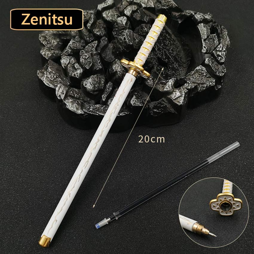 Demon Slayer Pen Cosplay Sword Gel Pen Rengoku Kyoujurou Pen Kimetsu No ...