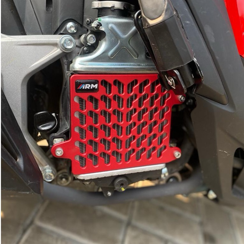 ARM ALUMINUM RADIATOR COVER - MATTE SERIES (Click 125 150 / ADV 150 ...