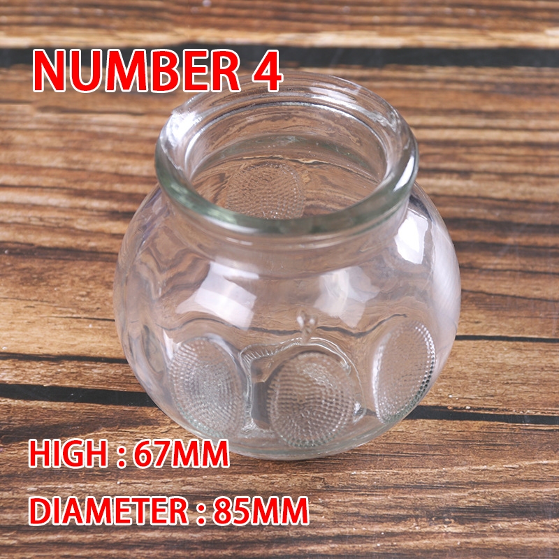 Ventosa Glass Cupping Massage Set of 5 Traditional Ventosa | Shopee ...