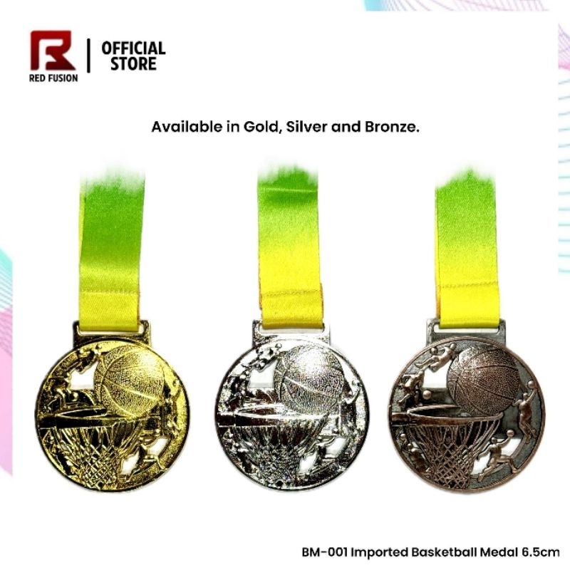 BM-001 Imported Basketball Medals 6.5cm | Shopee Philippines