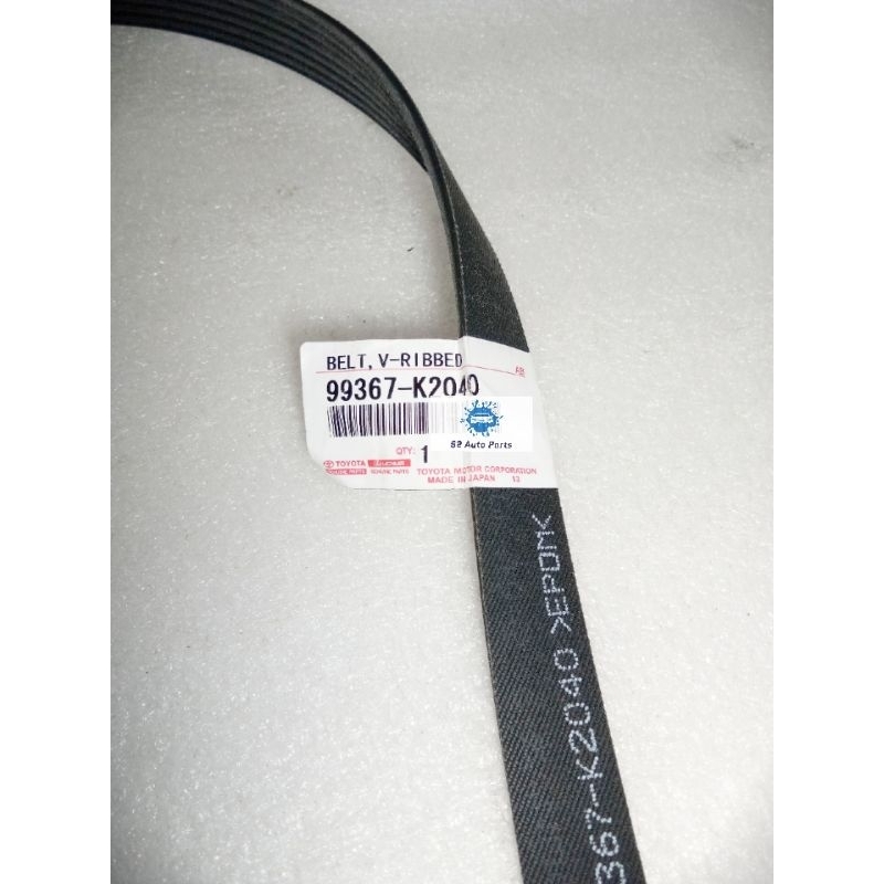 Fan Belt 7PK 2040 ( 99367-K2040) for Toyota Hiace 2019-Up 1GDFTV Toyota ...