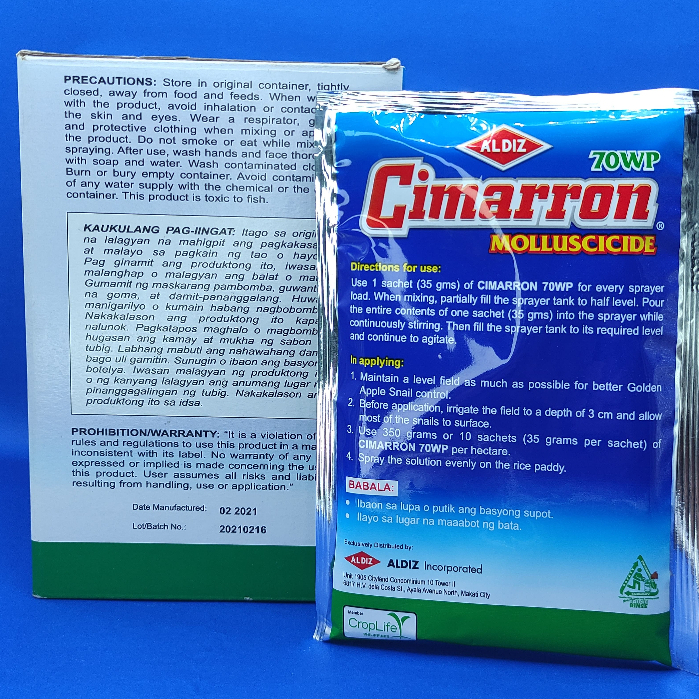 CIMARRON MOLLUSCICIDE (35G/350G) | Shopee Philippines