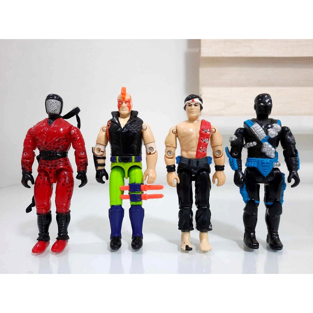 Vintage GIJoe GI Joe vintage 1980s Ninja Force Slice Snake Eyes Zartan ...