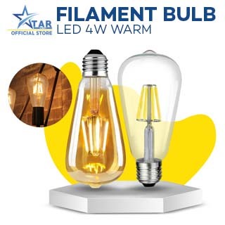 Vintage LED Light Retro Filament Bulb Lamp Warm White 4W 6W 12W ...
