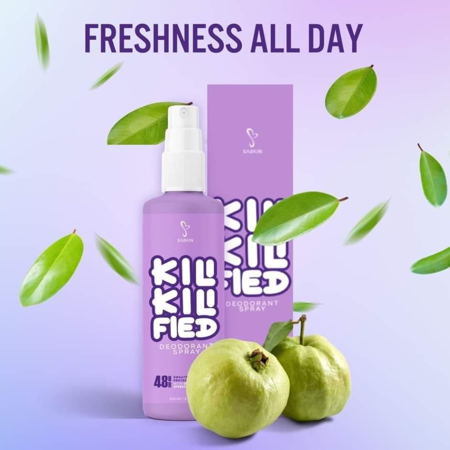 Saskin Kili Kili Fied Deo Mist 60ml Kilikilified Deodorant Spray ...