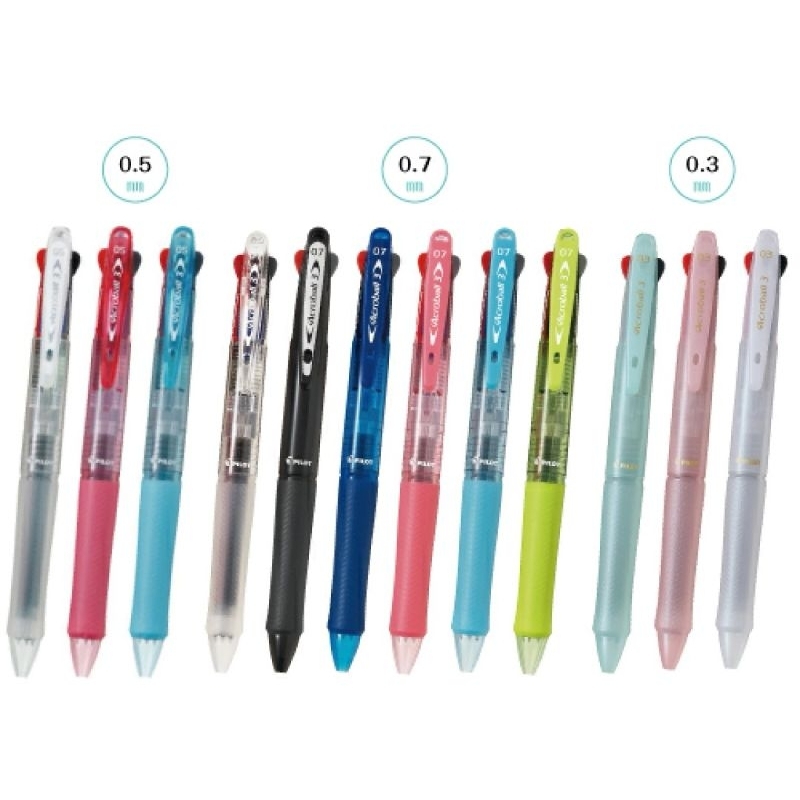 Pilot Japan Acroball 3 0.3mm Acroball 4 0.5mm 0.7mm multipen | Shopee ...