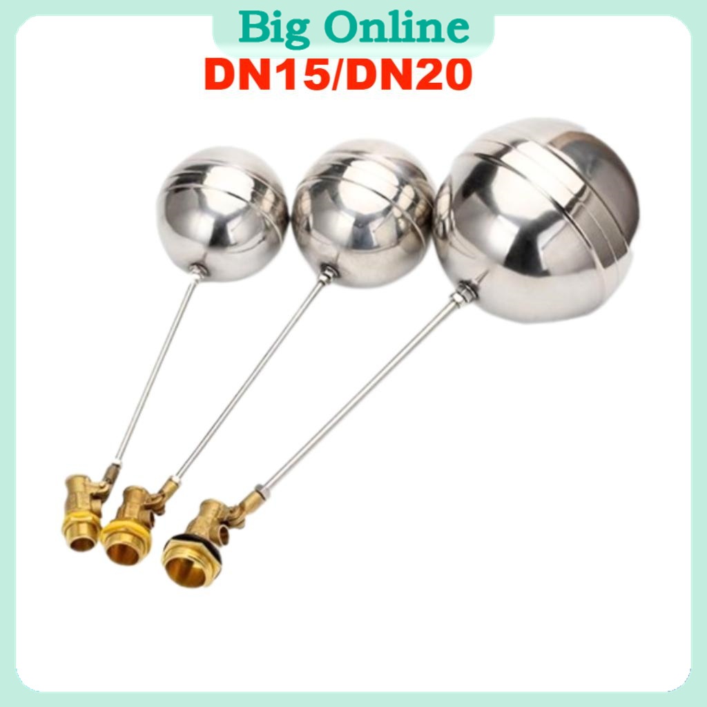 1/2"/ 3/4" Brass Automatic Floating Ball Valve float valve for water ...