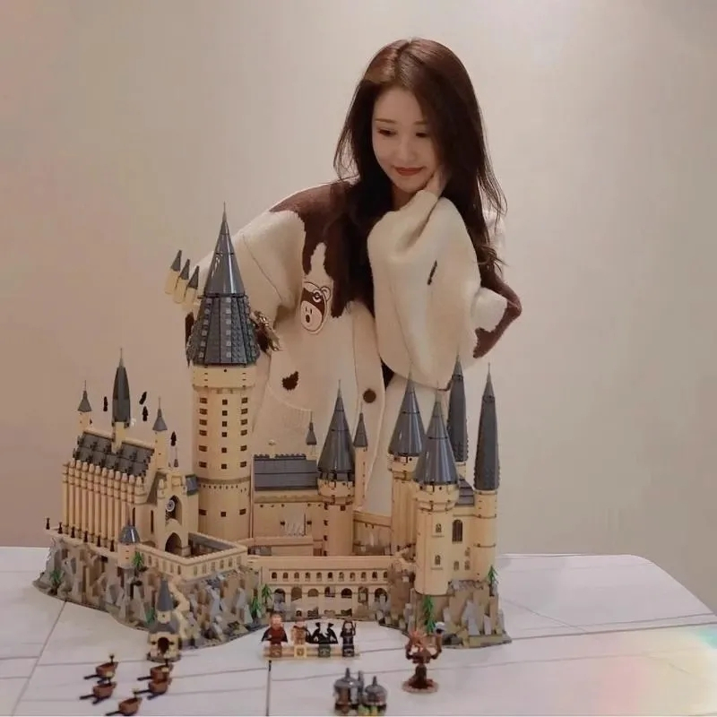 HNB Small Particles Magic Castle Building Blocks Collectible Toys ...