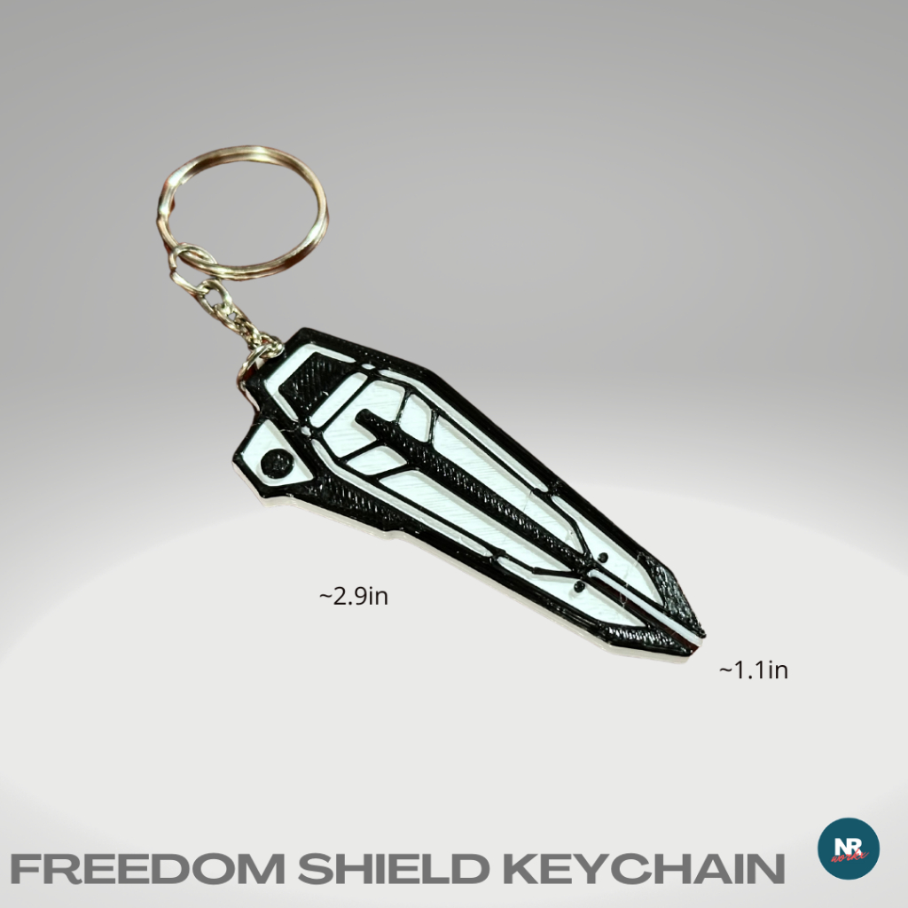 Freedom Gundam Shield Keychain Gundam Gunpla 3DP 3D Printed | Shopee ...