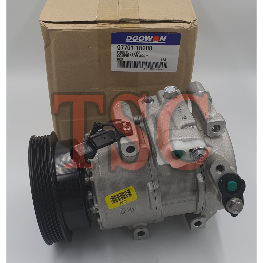 OEM Compressor Hyundai Accent 2010-2014 Part no. 97701-1R200 | Shopee ...