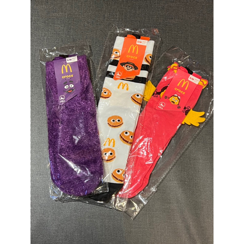 Mcdonalds Crocs Socks (Mcdo x Crocs Socks) | Shopee Philippines