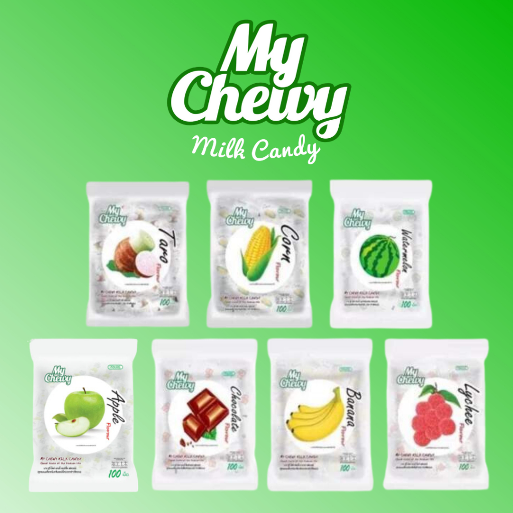 My Chewy Milk Candy from Thailand - 100 Pieces per Pack | Shopee ...