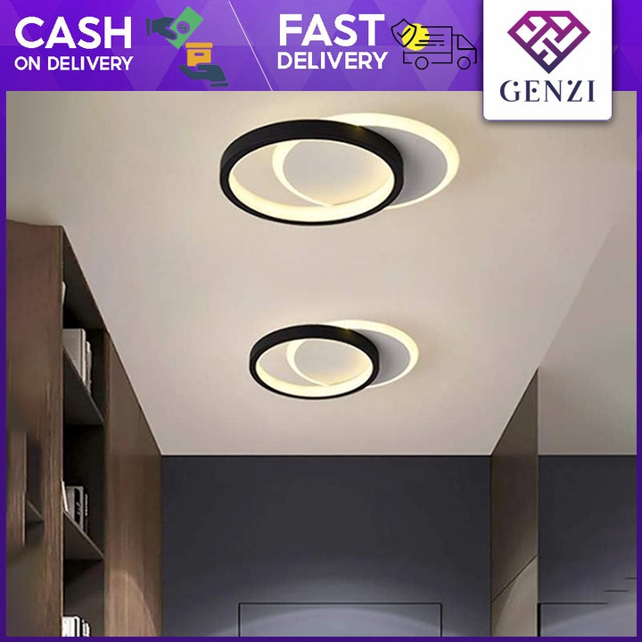 Ceiling Light Tricolor Modern Corridor Light Led Center Light Bedroom ...