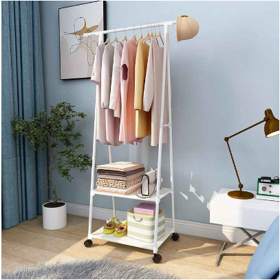 Triangle Coat Rack Bedroom Multi-function Clothes Hanger | Shopee ...