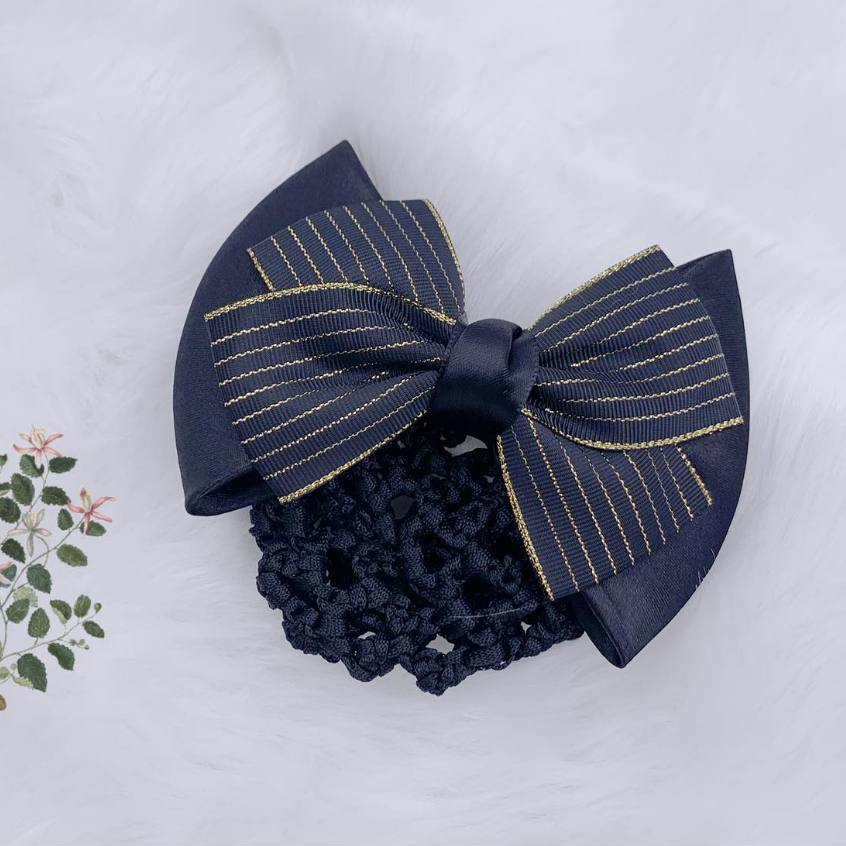 hairnet ribbon wtihnet office work restaurant clip with net ribbon ...