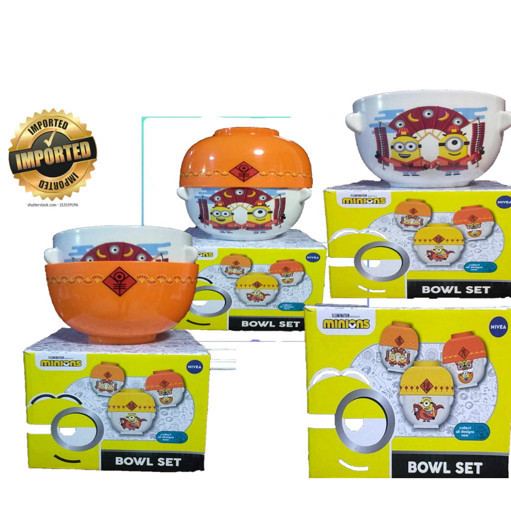 Minions !! Minions ceramic bowl set. Imported from Malaysia/Minions ...