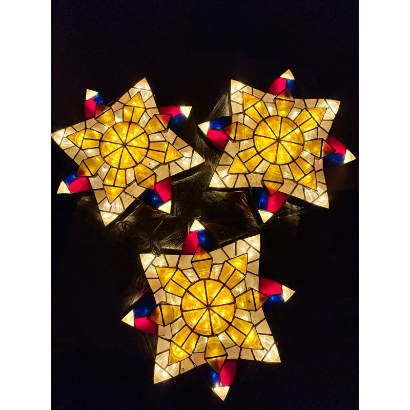 Philippine Capiz Lantern White Star Capiz Parol Philippines Christmas