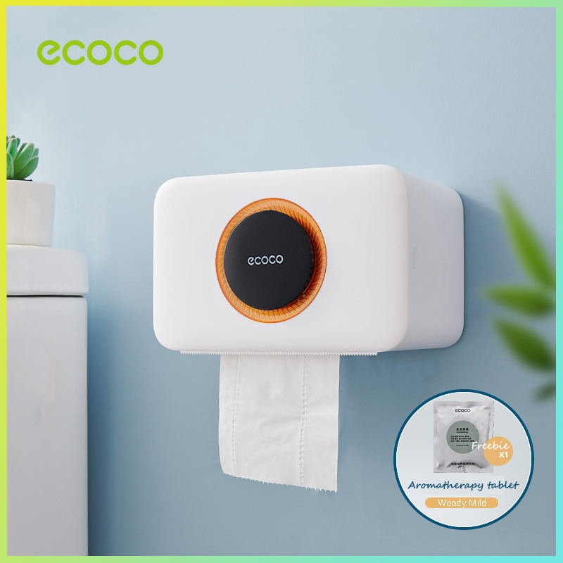 Ecoco Tissue Dispenser with Aromatherapy Tissue box Bathroom Tissue ...