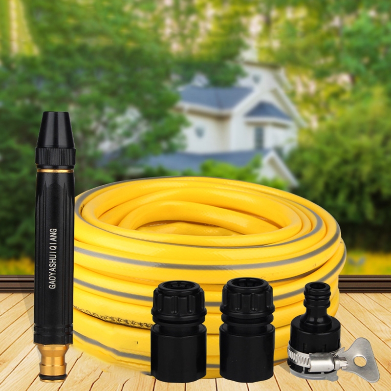 Garden irrigation water hose set kit multi-length adjustable water hose ...