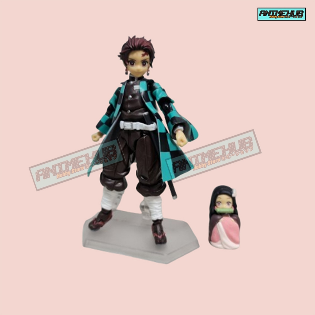 GSC Knock Off Demon Slayer Figma Tanjiro Kamado DX ver. | Shopee ...