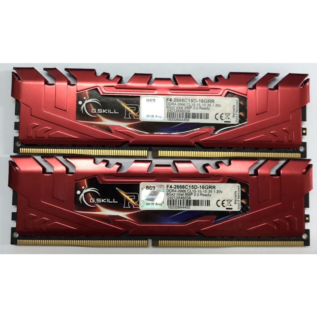 G.SKILL kit 8GB 16GB 32GB DDR4 2133 2400 2666 2933 3200 3600 RIPJAWS ...