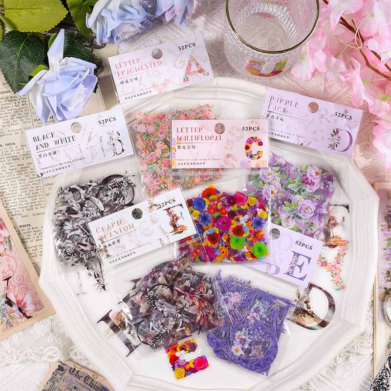 52 pcs Duohualin handbook pet material sticker pack | Shopee Philippines