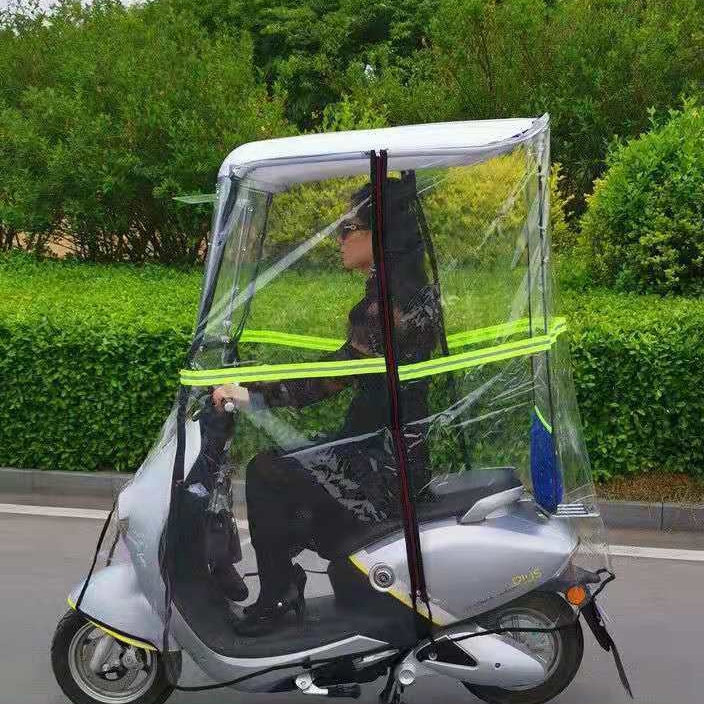 Motorcycle electric bicycle canopy made of hard plastic material ...