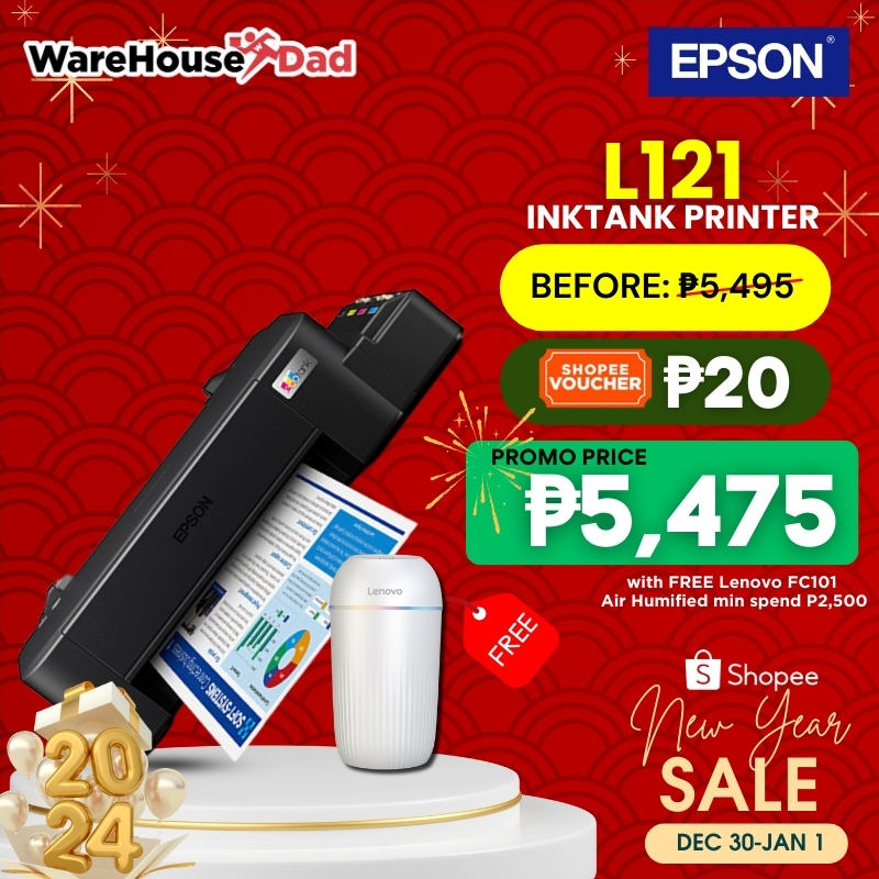 Epson EcoTank L121 A4 Ink Tank Printer | Shopee Philippines