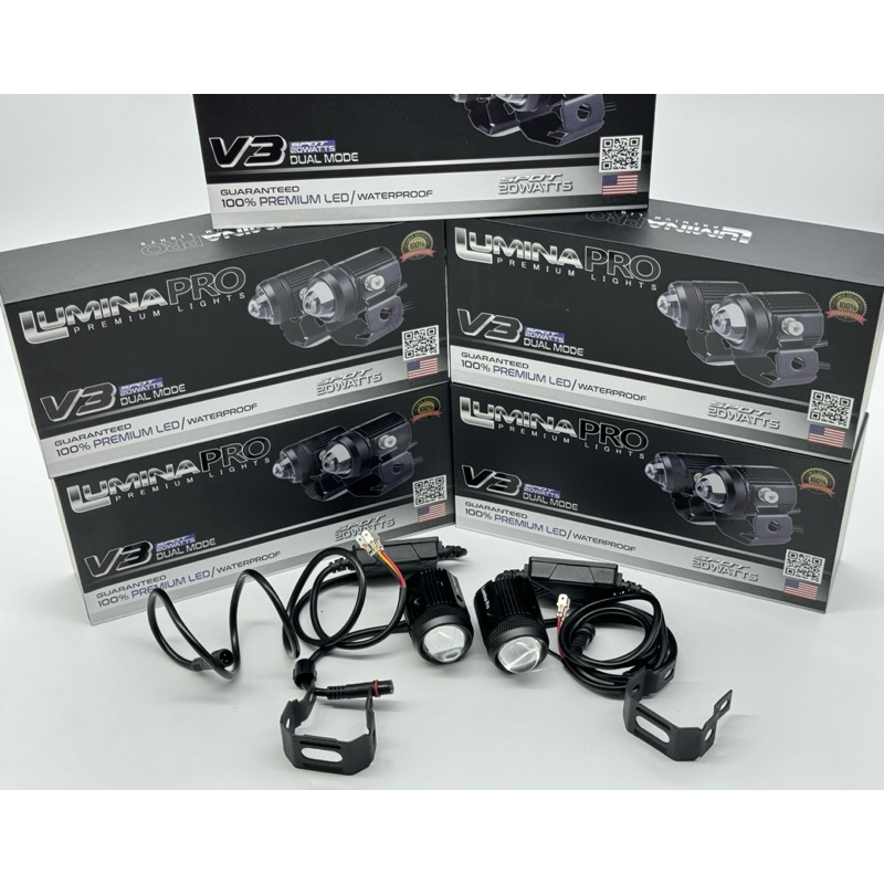 LUMINA PRO MINI DRIVING LIGHT v3 ( PREMIUM )( YELLOW / WHITE ) | Shopee ...