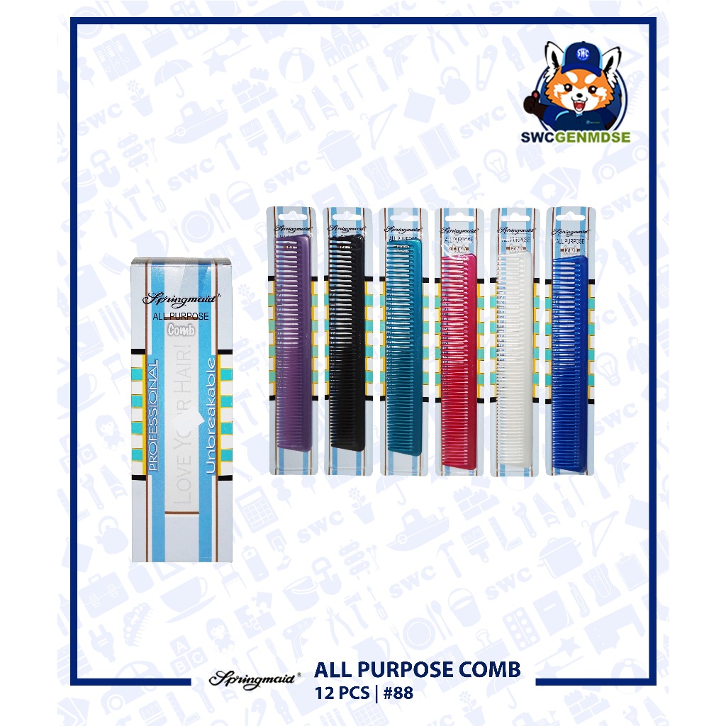 SPRINGMAID Comb | All Purpose Comb | Barber's Comb | Professional ...