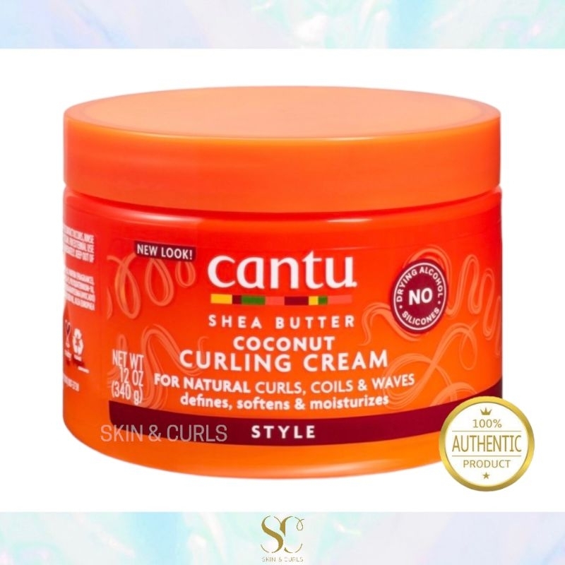 Cantu Shea Butter Coconut Curling Cream – Define Moisturize & Control ...