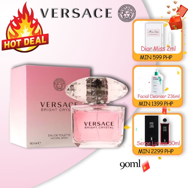 Versace Perfume For Women Bright Crystal Fragrance Long Lasting Pabango ...