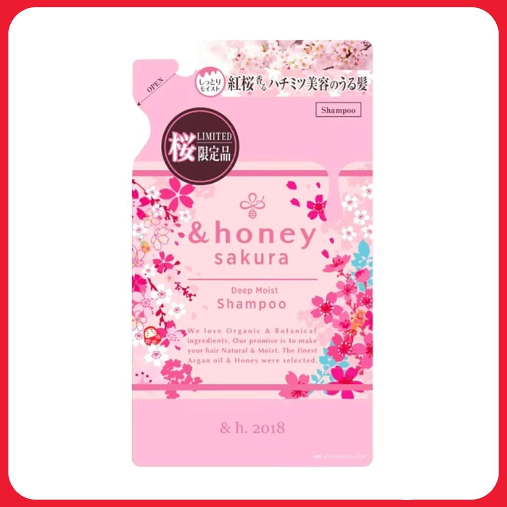 &honey Sakura Deep Moist Shampoo (440ml) Melty Moist Repair Treatment ...