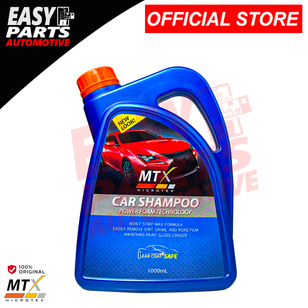 MTX Car Shampoo Power Foam Technology 1 Liter | Shopee Philippines