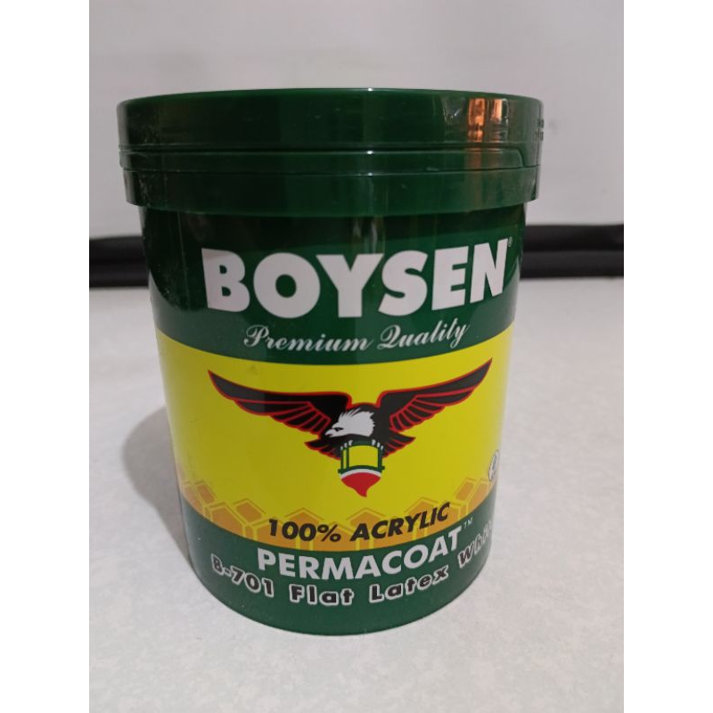 BOYSEN B-701 Permacoat Flat Latex White (1L) (4L) | Shopee Philippines
