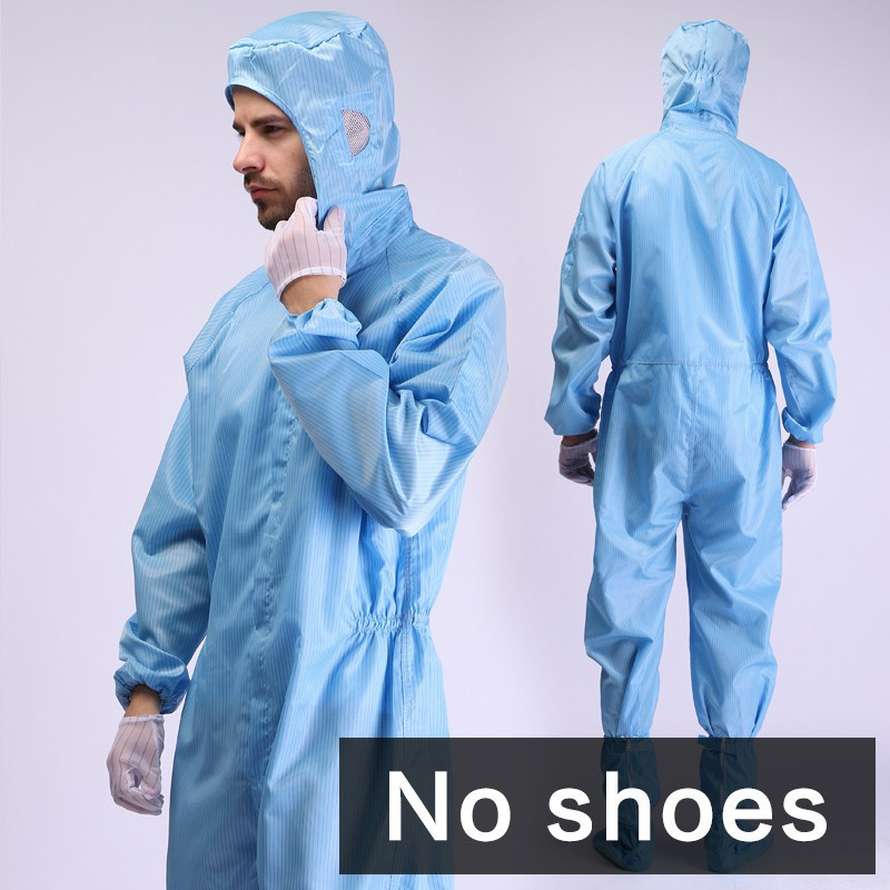 Used Cleanroom suit ESD jumpsuit bunny smocks CleanRoom Overall ...