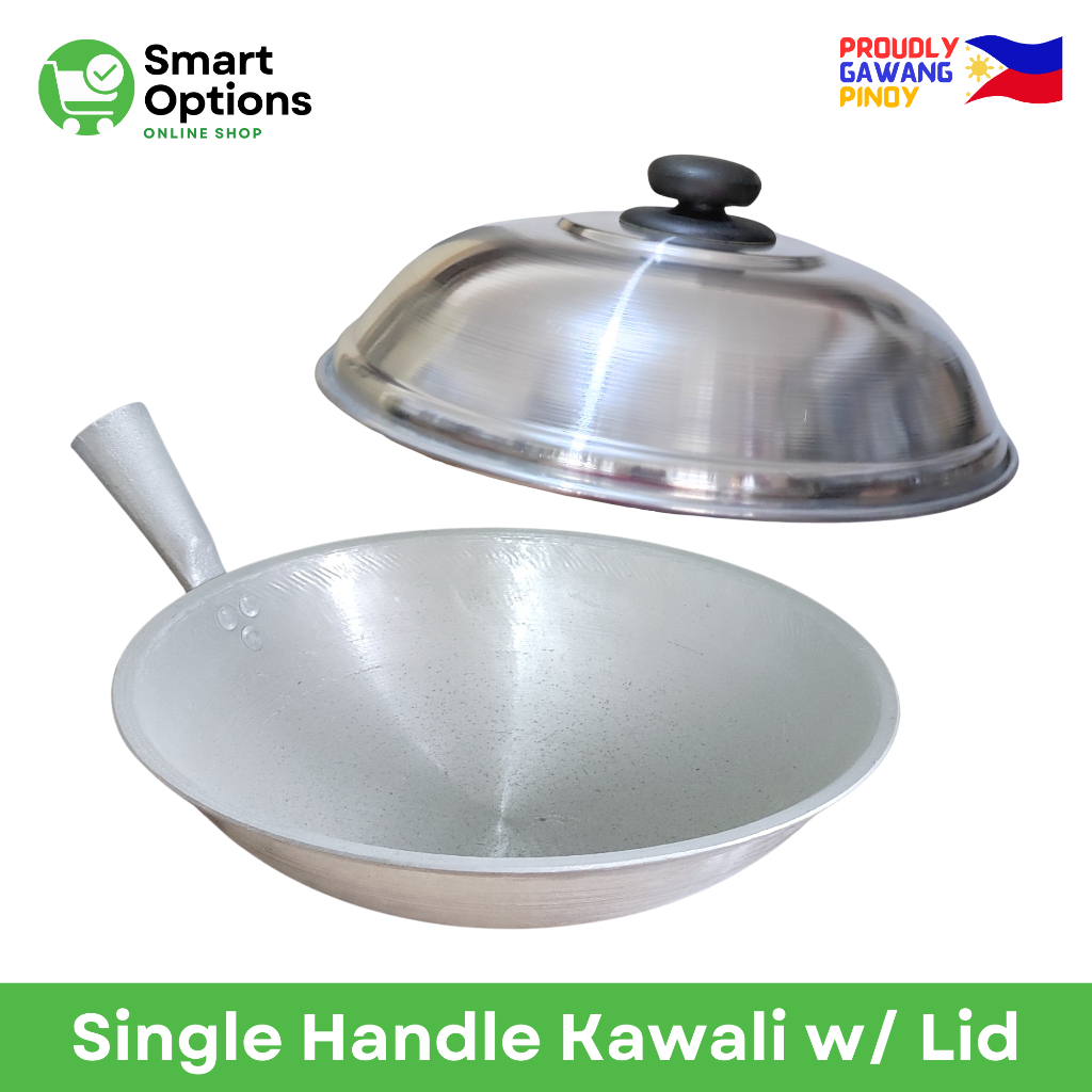 Single Handle Kawali with Lid (Takip) | Aluminum High Quality, Makapal ...