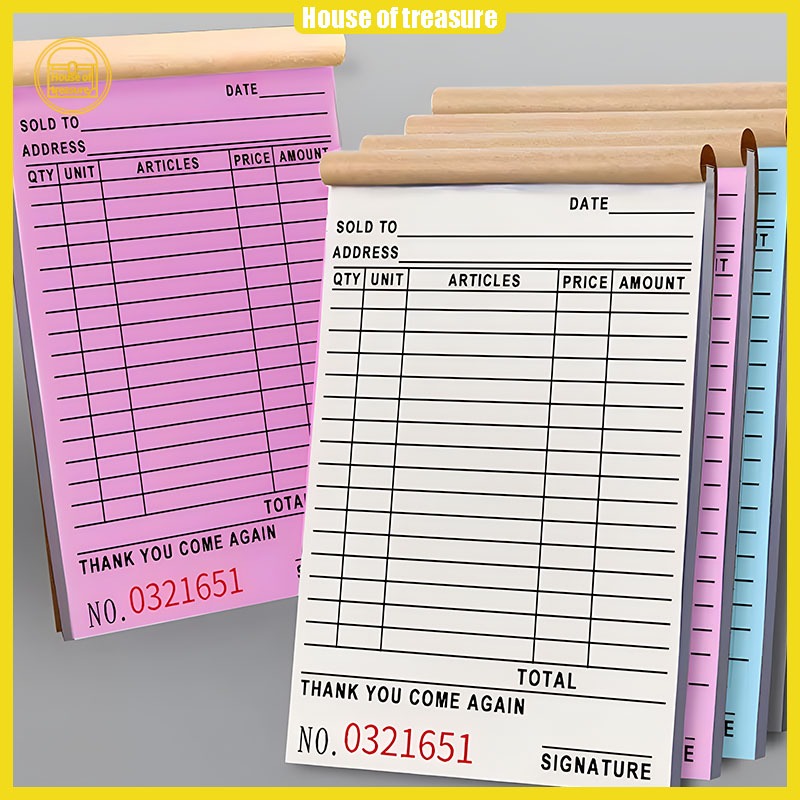 2 copies/3 copies Resibo commercial copy Receipt 50/60 pages wholesale ...