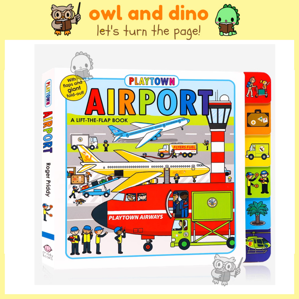 Playtown Airport (Lift the Flap Board Book) | Shopee Philippines
