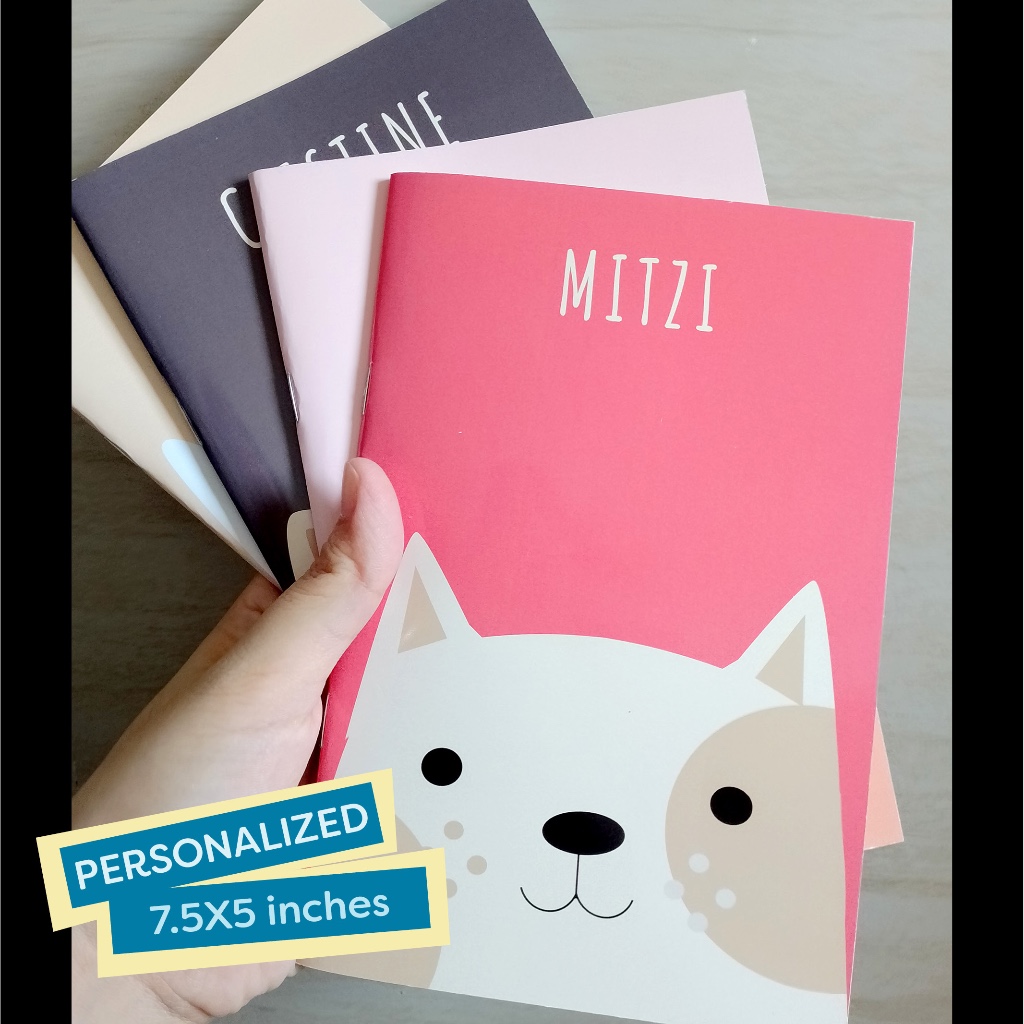 Personalized Notebook BUNDLE - 5 pieces / 7 pieces / 10 pieces per ...