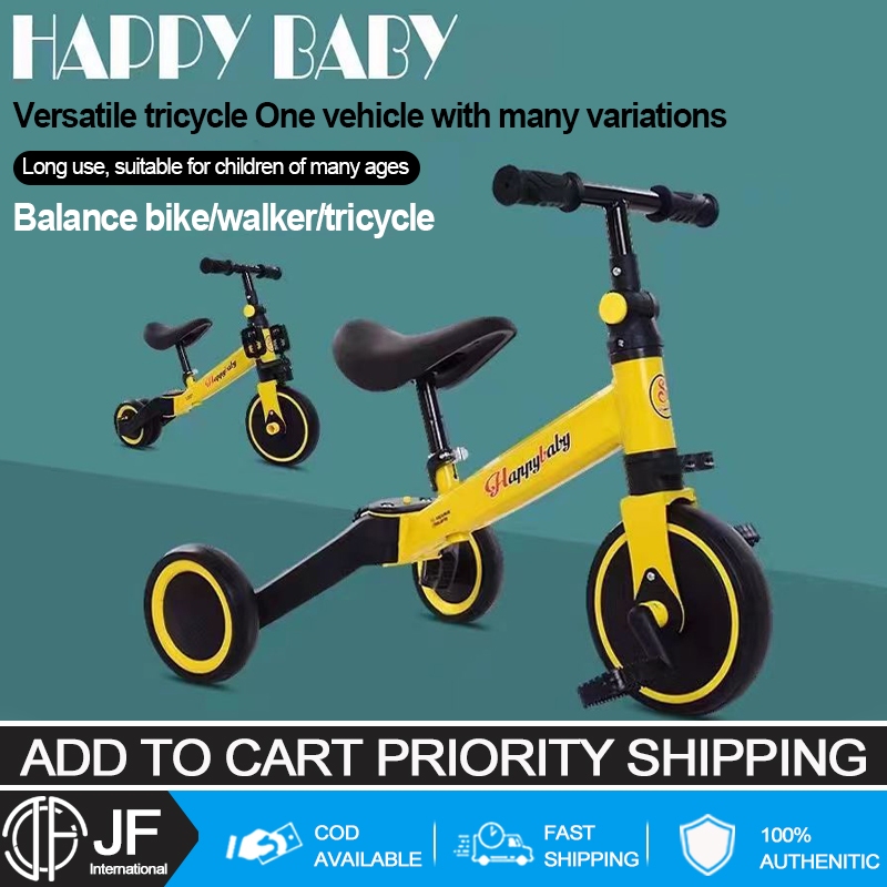 Balance Bike for Kids 3 in1 Multi-function Bike Tricycle Bicycle for ...
