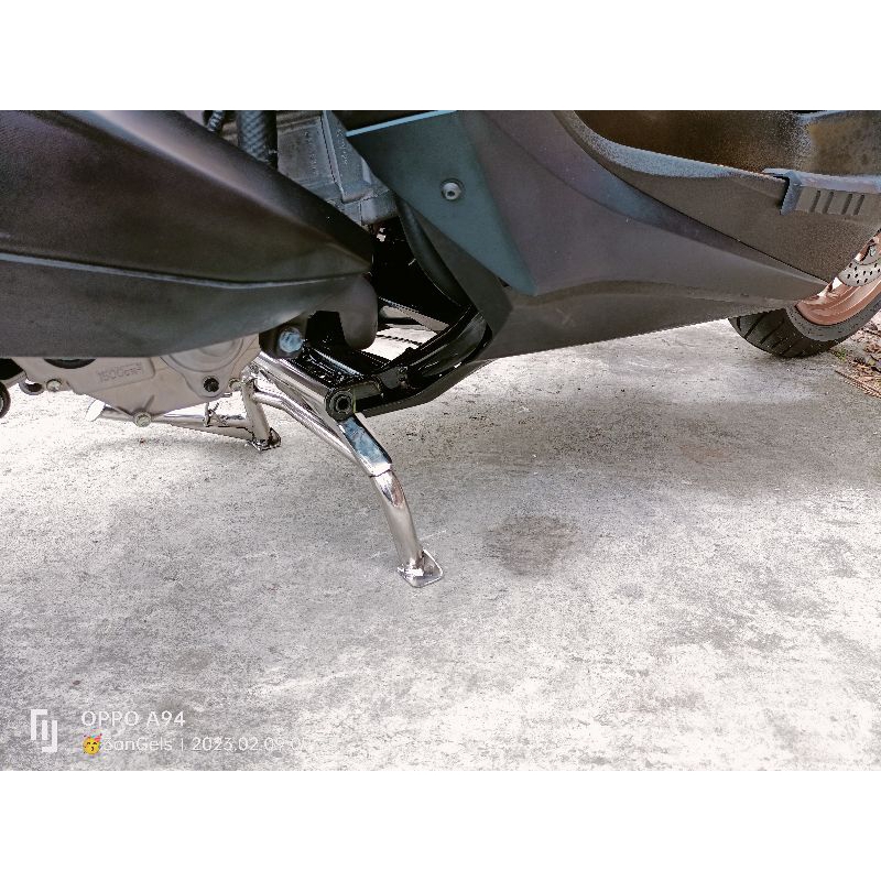 YAMAHA XMAX 300 STAINLESS SIDE&CENTER STAND(LOWERED)W.SPRING&AXLE(EHE ...