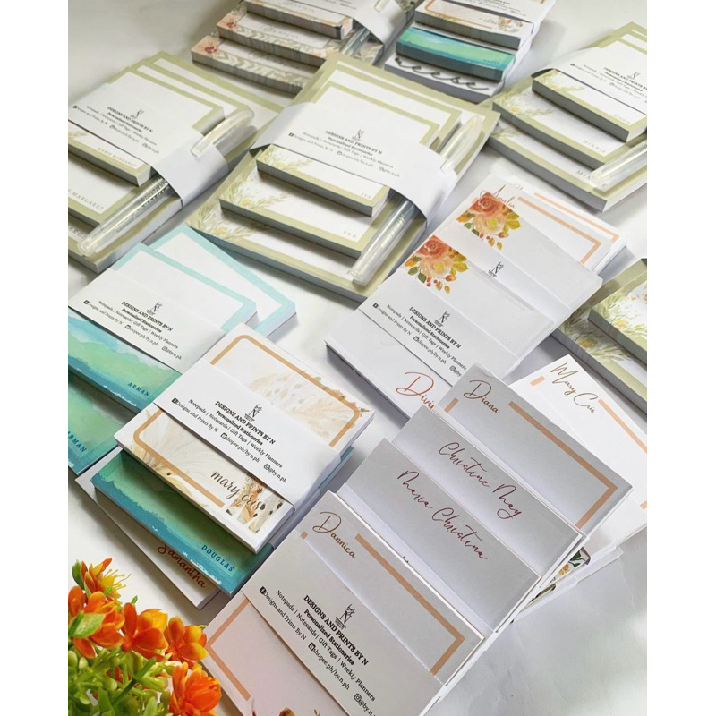 Personalized Notepads by Stationeriz (please choose J&T as courier ...