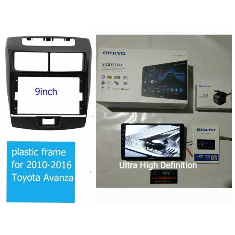 2012 to 2018 Avanza Apple CarPlay Android Auto Head Unit ONKYO Monitor ...