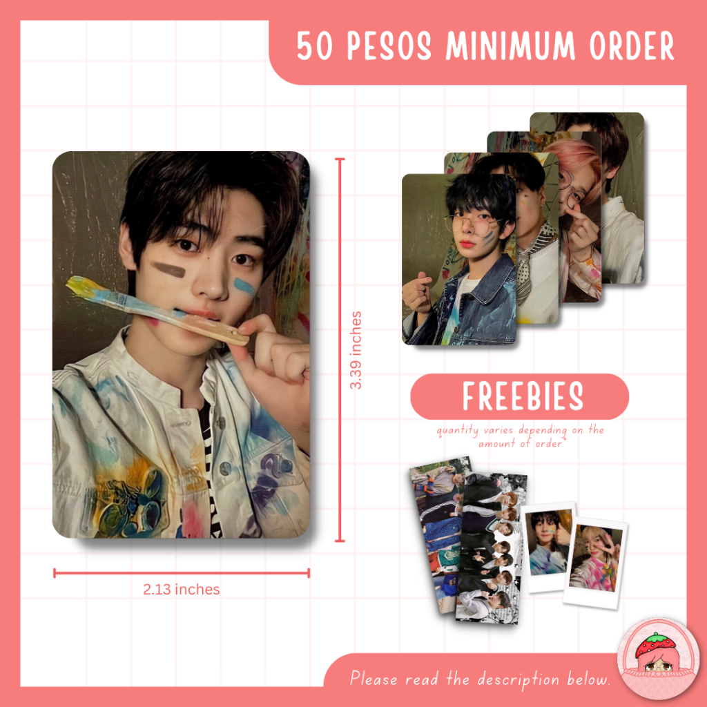 ENHA 1ST ENNIVERSARY PHOTO FRAME PC PHOTO CARD UNOFFICIAL FANMADE PRINT ...