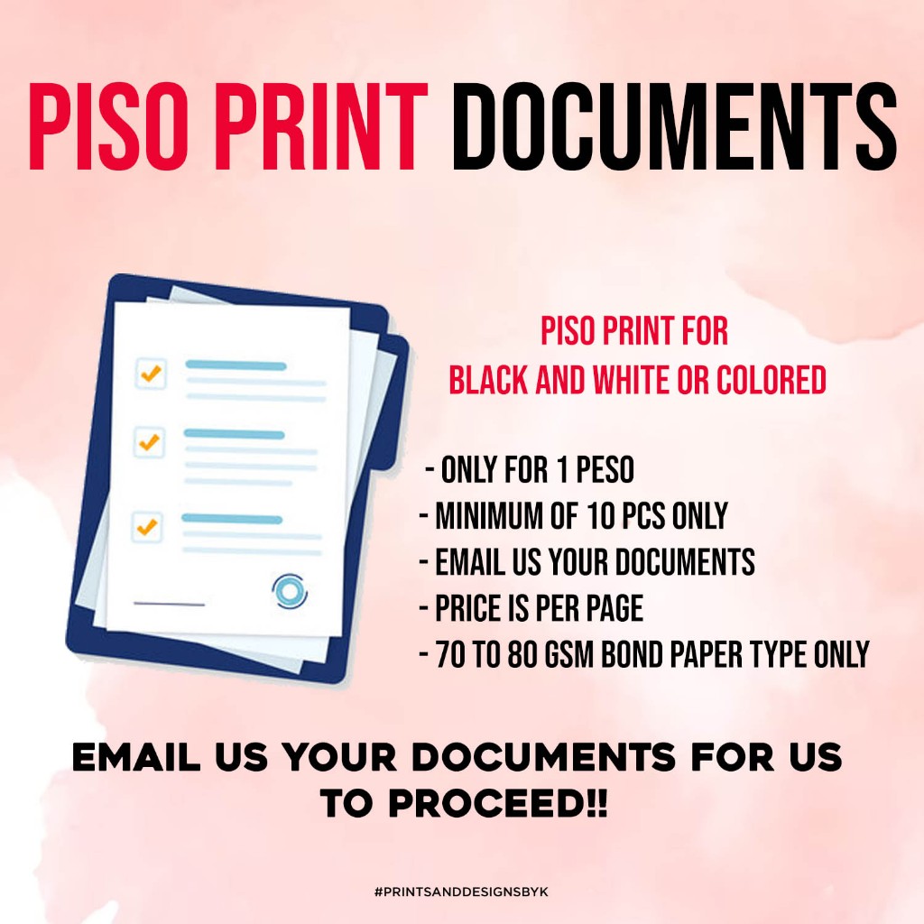PISO PRINT DOCUMENT/ MODULES / WORKSHEETS ETC BLACK AND WHITE OR ...