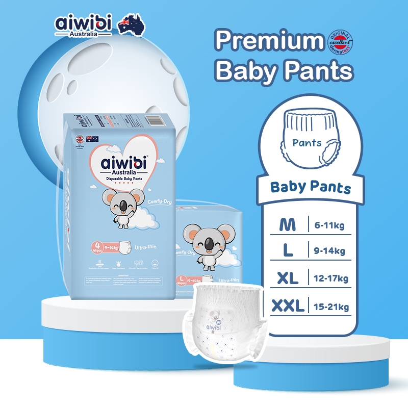 Aiwibi Australia Diapers Pants pull-ups baby diapers diaper pants Soft ...