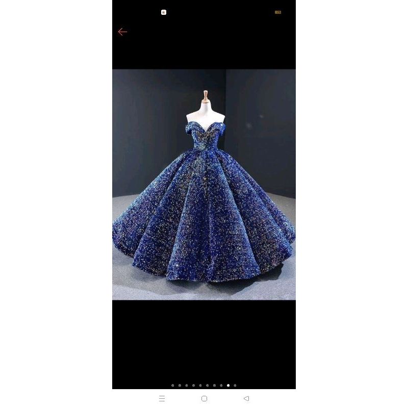 Umbrella gown Jody Design .. perfect for debut, SAGALA at iba pa ...