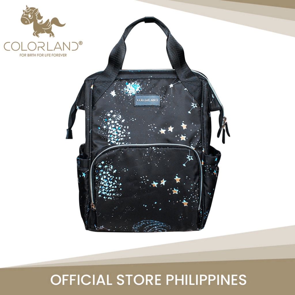 Colorland Bolide Baby Changing Backpack (BP156-C2/Bright Stars ...