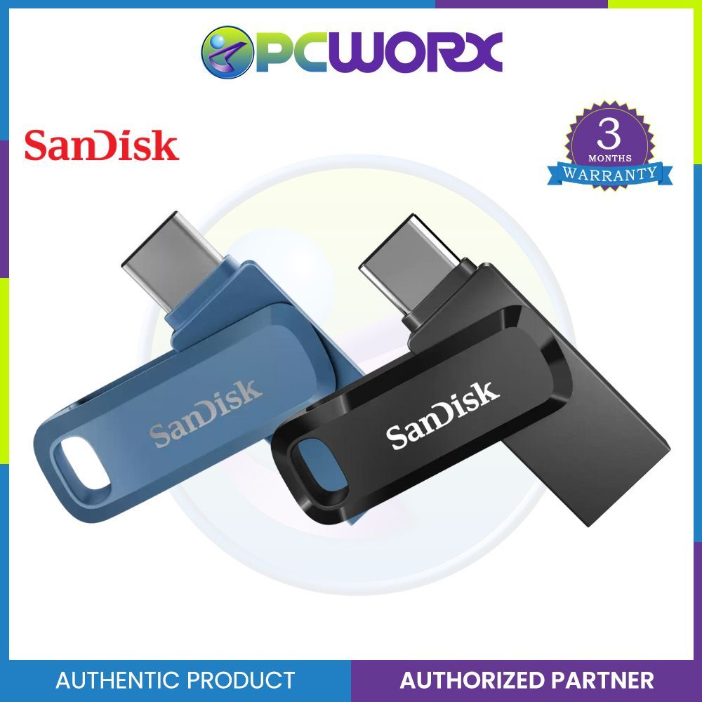 SanDisk 32GB Ultra Dual Drive Go USB Type-C Flash Drive - Black | Navy ...